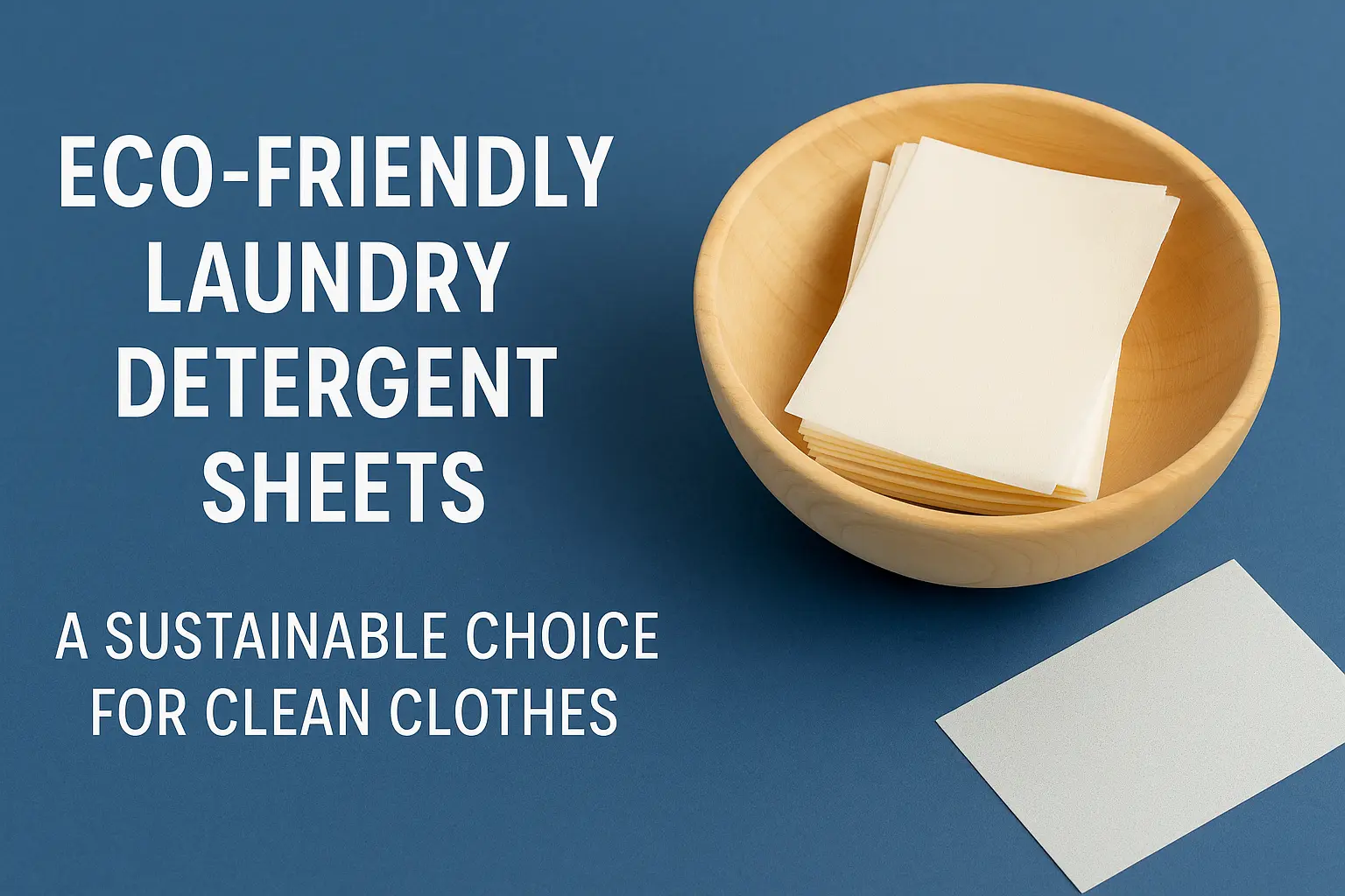 Eco-Friendly Laundry Detergent Sheets: A Sustainable Cleaning Solution